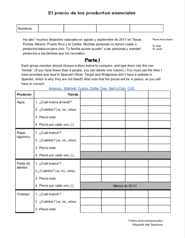 Teaching critical thinking skills in Spanish - Spanish with Stephanie