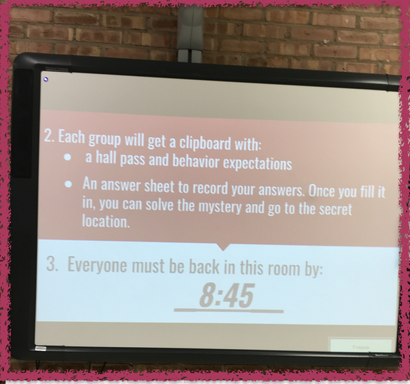 QR code scavenger hunts - Spanish with Stephanie