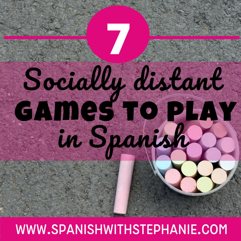 7 social distancing games to play with Spanish students - Spanish with ...