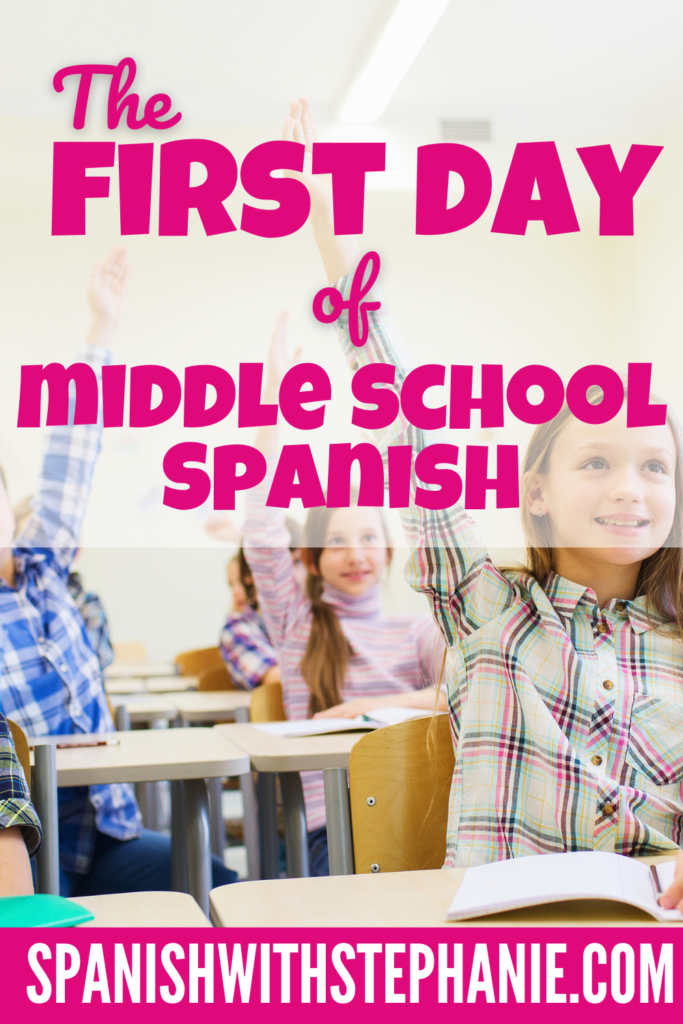 The first day of Spanish class - Spanish with Stephanie