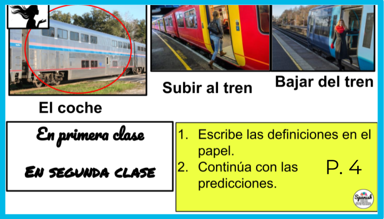 Unit Plan: Trains in Spanish - Spanish with Stephanie